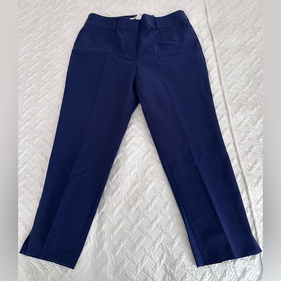 LOFT | Pants & Jumpsuits | Loft Deep Blue Riviera Cropped Pants | Poshmark
